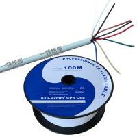 China 18x0.22mm2 LSOH Insulated Alarm Cable BC Bare Copper Conductor Al Foil Shield for sale