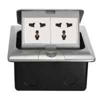 China 110v-250v Rated Voltage Universal Design Pop Up Electrical Outlet with USB and EU Plug for sale