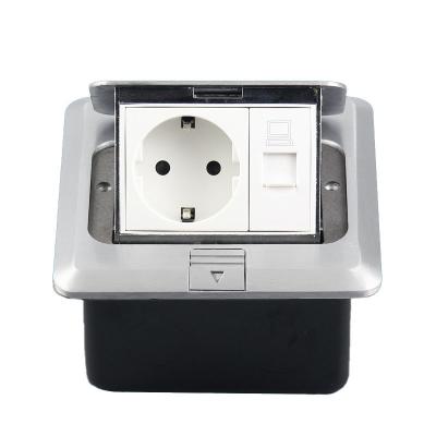 China RJ45 Data Computer Internet Outlet Sockets for Office and Home NO Network EU Standard for sale
