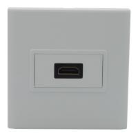 China Standard Grounding Black Universal Plugs Charging Wall Socket with Custom Power HDMI for sale