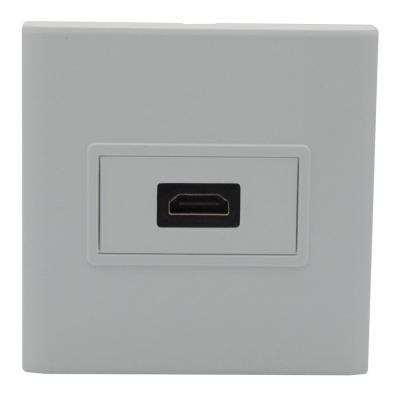China Standard Grounding Black Universal Plugs Charging Wall Socket with Custom Power HDMI for sale
