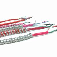 China FPLR LSZH Armored Fire Alarm Cable 16mm 1/2 inch PVC Insulation US Canadian Market for sale