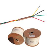 China 10x0.22mm2 Brown CPR Alarm Cable EN50575 IEC6032-1 for UK Market Communication Cable for sale