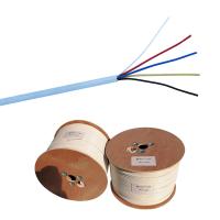 China 10x0.22mm2 Brown CPR Alarm Cable EN50575 IEC6032-1 for UK Market Communication Cable for sale