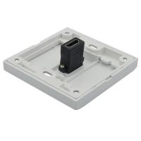 China Standard Grounding Black Universal Plugs Charging Wall Socket with Custom Power HDMI for sale