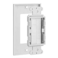 China Ce/Rosh Compliance Customized Support Single Dual Port Faceplate for Smart Wall Socket for sale