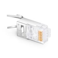 China Cat7 SFTP Rj45 Plastic Wire Connector 8 Pin Crystal Head Shielded Connector for Networking for sale