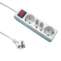China European 6 Gang Electric Extension Socket 3 Way Socket with Customized Functions for sale