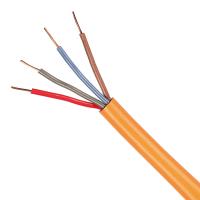 China ExactCables FPLR FPL 2x0.5 mm2 Power Limited Fire Alarm Circuit Cable 2 Cores for sale