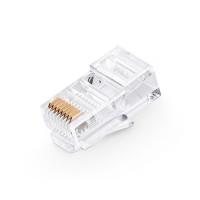 China FLUKE Tested Ethernet FTP UTP RJ45 Plug Connector for Exact Cables' Network Cable for sale