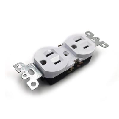 China US Standard 15A 125V 5-15R Tamper Resistant Decorative Switched Socket with FR PP Shell for sale