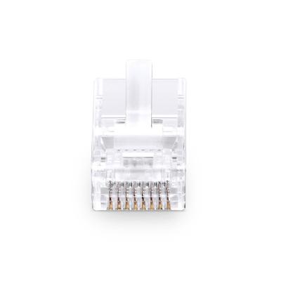 China Exact Cables Cat5e Keystone Jack RJ45 Female Unshielded 110 IDC 90 Degree for Networking for sale