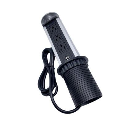 China 266x130x7mm Right Angle Smart Power AU Lead Pop Up Desk Extension Power Point Outlet 250V 10A for sale