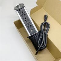 China 266x130x7mm Right Angle Smart Power AU Lead Pop Up Desk Extension Power Point Outlet 250V 10A for sale