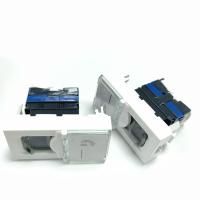 China Exact Cables Cat6 UTP Keystone Jack 45x22.5mm French Type Single Port Networking for sale