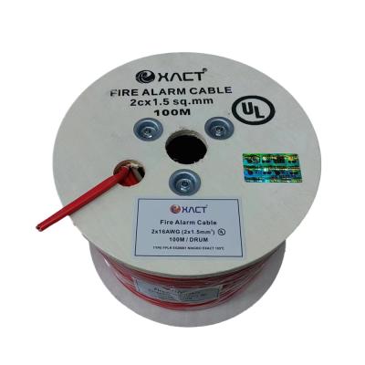 China 2x2.5mm2 FPLR Fire Alarm Cable PH120 2x0.8mm2 Shielded PVC Jacket Communication Cable for sale