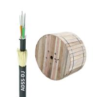 China ADSS Fiber Optic Cable 4-144 Cores APC ExactCables 50-1000m Span for sale