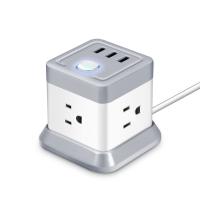 China Customized Support Universal Travel Adapter Charger Plug Power Strip with Extension Cord for sale