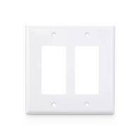 China 1 2 3 Gang Wall Switch Outlet Cover ABS American Standard Wall Plate 12 24V for sale