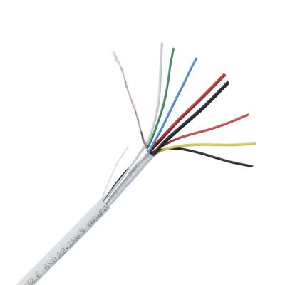China CPR Cca Eca LSZH Stranded Alarm Cable 4x0.22 mm2 Security Cable 2 to 20 Cores for sale