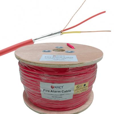 China 2x1.0mm2 Tinned Copper Stranded Fire Alarm Cable Industrial Grade PVC LSOH for sale