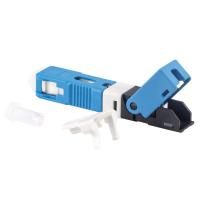 China SC UPC Fiber Optic Fast Connector FTTH Low Insertion Loss 0.2dB 1000 Times Durability for sale