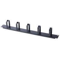 China 1U 12 ring 24 ring cable management bar for Networking System in 19
