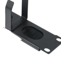 China ABS Vertical Network Rack Cable Manager 1U Brush Panel for 19 Inch Server Cabinet for sale