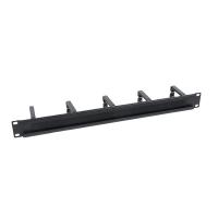 China ABS Vertical Network Rack Cable Manager 1U Brush Panel for 19 Inch Server Cabinet for sale