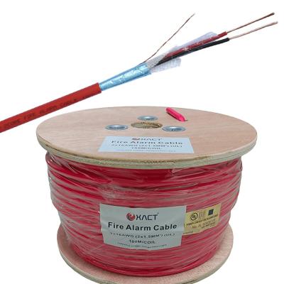 China ExactCables 2C 1.5mm2 FPLR FPL Fire Alarm Cable Saudi Arabia Copper Conductor for sale