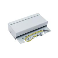 China 8 Port Shielded RJ45 FTP Network Patch Panel Steel Black 19 Inch for Ethernet for sale