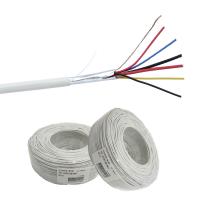China PVC Jacket 4x0.22mm2 2x0.5mm2 Shielded Stranded TC Tinned Copper Alarm Cable Control Cable for sale