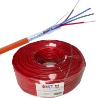 China Shielded Fire Alarm Cable 2x0.8mm2 BC Bare Copper FPL FPLR PVC Jacket Industrial for sale