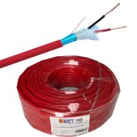 China Shielded Fire Alarm Cable 2x0.8mm2 BC Bare Copper FPL FPLR PVC Jacket Industrial for sale
