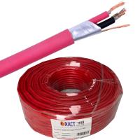 China 2cores Bare Copper Stranded Solid Communication Cable 2x0.75mm2 Fire Alarm Cable Al/Foil Shield for sale