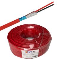 China 2cores Bare Copper Stranded Solid Communication Cable 2x0.75mm2 Fire Alarm Cable Al/Foil Shield for sale