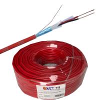 China 2cores Bare Copper Stranded Solid Communication Cable 2x0.75mm2 Fire Alarm Cable Al/Foil Shield for sale