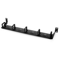 China 19 Inch 1U Plastic Rings Network Cable Organizer for Networking System Customizable for sale