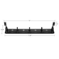China Exact Cables Metal Cable Tray Grey with 5 D-rings for Customized Cable Management for sale