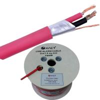 China ExactCables 2x1.0mm2 Fire Alarm Circuit Cable PVC Insulated Bare Copper Wire 6.5mm for sale