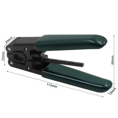 China FTTH Drop Cable Mini Wire Jacket Stripper Pliers 3.1x2.0mm 120g Carbon Steel for sale