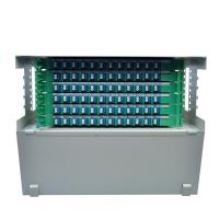 China 72 Port ODF Optical Distribution Frame SC FC ST LC Compatible 1.2mm Steel Plate for sale