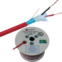 China UL1424 Power Limited Silicone Rubber Fire Alarm Cable 2x0.5mm Al Foil Shield for sale