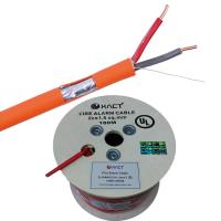 China UL1424 Power Limited Silicone Rubber Fire Alarm Cable 2x0.5mm Al Foil Shield for sale