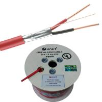 China UL1424 Power Limited Silicone Rubber Fire Alarm Cable 2x0.5mm Al Foil Shield for sale