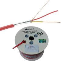 China UL1424 Power Limited Silicone Rubber Fire Alarm Cable 2x0.5mm Al Foil Shield for sale