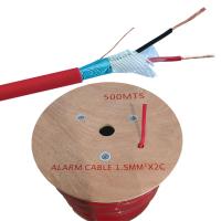 China 300/500V LPCB Standard TC Tinned Copper Fire Resistant Cable 2 Cores Shielded Al Foil for sale