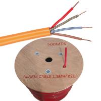 China 300/500V LPCB Standard TC Tinned Copper Fire Resistant Cable 2 Cores Shielded Al Foil for sale