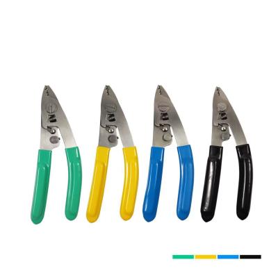 China Stainless Steel Fiber Pliers VCFS-20 VCFS-30 Three-Mouth Stripping Pliers for FTTH for sale