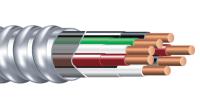 China 600V UL1569 Type MC Metal Clad Cable with Aluminum Interlocking Armor for Industrial Use for sale